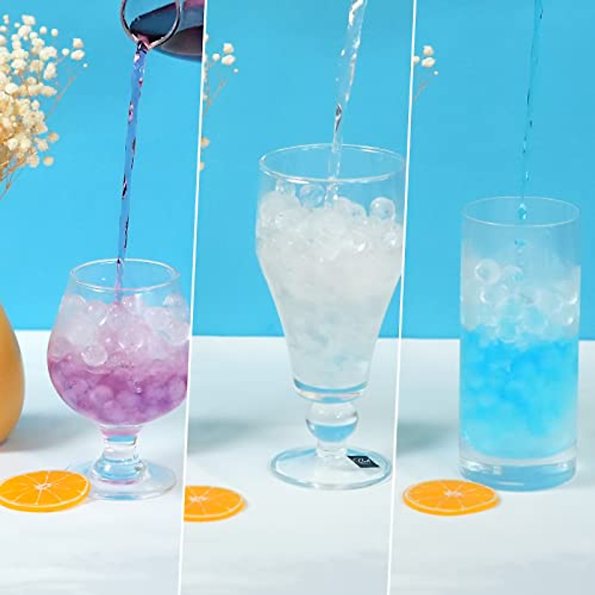 Toobimen Mini Ice Cube Trays, 4 Pack Small Ice Cube Tray with Lid and Bin, 104x4 PCS Ice Ball Maker Mold, Crushed Ice Trays Easy Release for Chilling Drinks, Coffee, Cocktail, Juice (Blue)