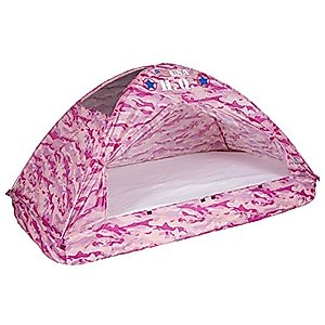 Pacific Play Tents 19781 Kids Pink Camo Bed Tent Playhouse - Twin Size