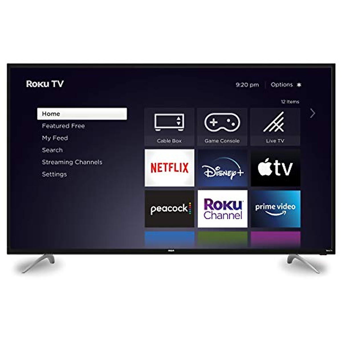 RCA 65-inch 4K UHD Roku Smart Flat Screen LED TV, 2022 Model,Black