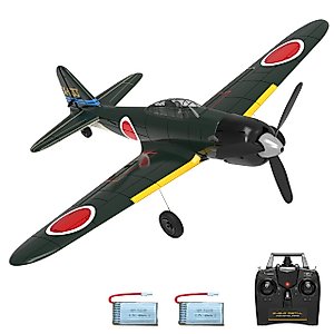 VOLANTEXRC RC Plane 4-CH RC Airplane P51 Mustang Ready to Fly, WWII Remote Control Plane with Xpilot Stabilization System, One Key Aerobatic for Beginners, Adults (761-5 RTF)
