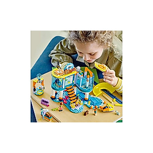 LEGO Friends Sea Rescue Center 41736 Building Toy for Ages 7+, with 3 Mini-Dolls, 2 Otters, a Seahorse, Turtle and Water Scooter, a Great Birthday Gift for Pretend Ocean Rescue Play