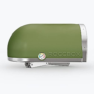 ROCCBOX Pizza Oven by Gozney | Portable Outdoor Oven | Gas Fired, Fire & Stone Outdoor Pizza Oven - New Olive Green