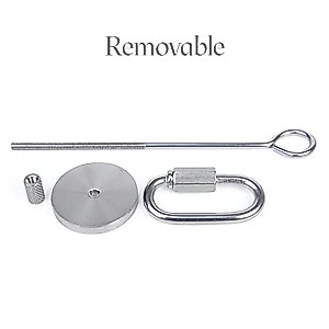 Nuatpetin Bird Food Holder, 2 PCS Stainless Steel Hanging Bird Feeders Bird Treat Skewer for Cage, Parrot Foraging Toy Feeder Toys Holder Fruit Veggies Feeding Stick for Parrot Cockatiel Macaw