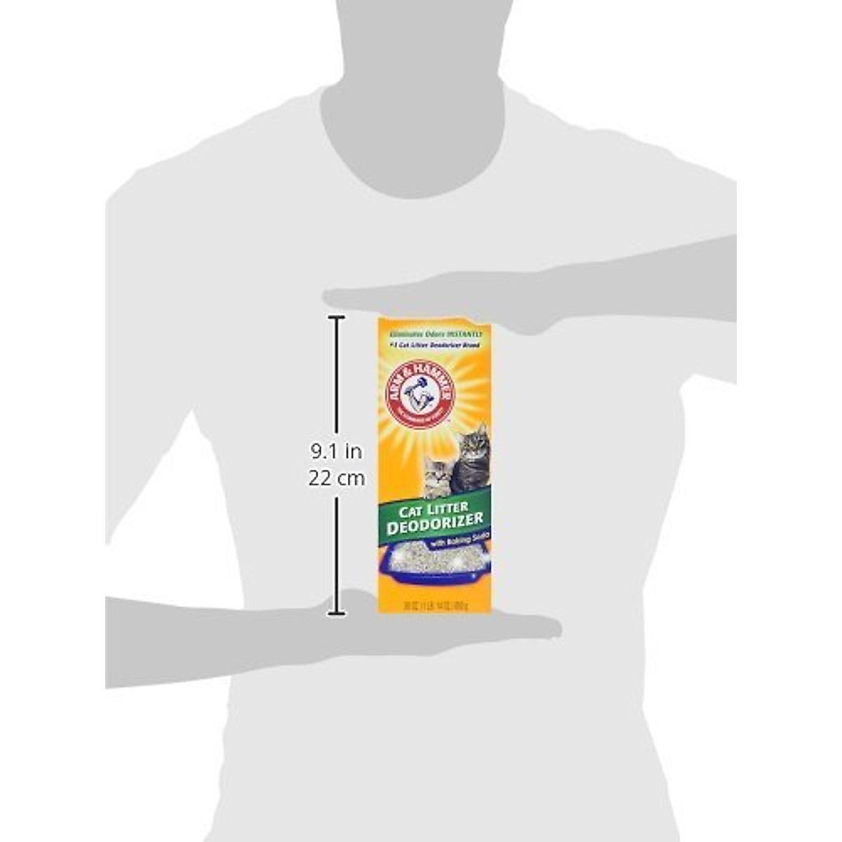 Arm & Hammer Multiple Cat Litter Deodorizer with Baking Soda (3 Pack)