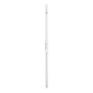 EISCO Volumetric Pipette, 5mL - Class A - Blue Markings - White Coded - Borosilicate Glass