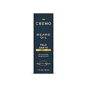 Cremo Beard Oil, Palo Santo (Reserve Collection), 1 fl oz - Restore Natural Moisture and Soften Your Beard To Help Relieve Beard Itch
