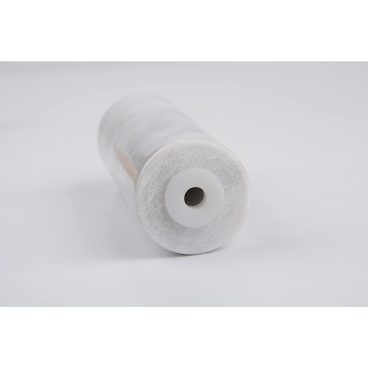 Tianman Small Marble Rolling Pin Pizza Roller, Marble Pastry Roller Non-Stick T-Type, For Cake Baking Tortilla Fudge Pizza Cookies and Other Kitchen Baking Cooking (Type 1 White).