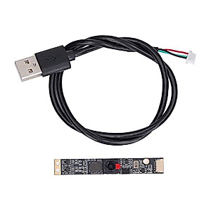 Oumefar HD Camera Module, USB Camera Module Stable Performance 68 Degree View Angle with Digital Microphone for Advertising Machine Computercomponent