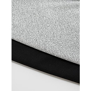 Verdusa Women's 3 Piece Tracksuit Letter Print Cami Top Crop Tank and Shorts Sets Black Grey XL