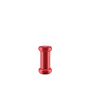 Alessi Totem Domestici ES19 – Designer Salt, Pepper and Spice Mill in Beechwood, Black, Yellow and Red