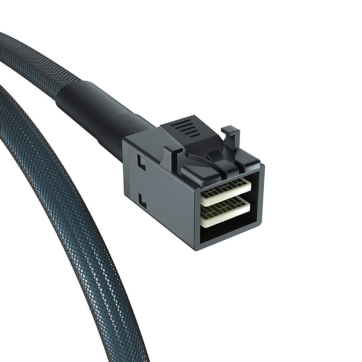 2 Pack 12G Internal Mini SAS HD SFF-8643 to SFF-8087(36Pin) Cable, 0.5m Internal Mini SAS to Mini SAS Cable, 36 Pin, with Sideband, 100 Ohm, Flexible, Support RAID, PCIE Controller, 0.5-Meter(1.6ft)