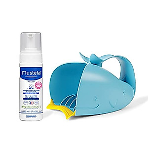 Skip Hop Baby Bath All-in-One Elbow Saver and Kneeler, Moby, Grey