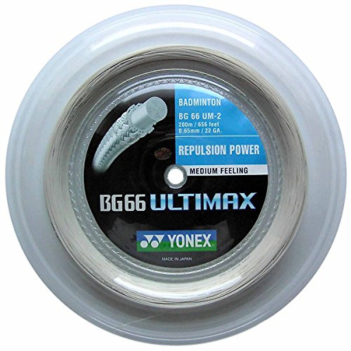 Yonex BG-66 Ultimax Badminton String 200m Reel