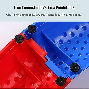 Balance Beam for Kids, 20Pcs Anti-Slip Stepping Stones for Kids, Montessori Sensory Toy Balance Board Gymnastics Obstacle Course for Home Gym Playground