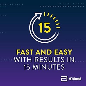 BinaxNOW COVID-19 Antigen Self Test, 1 Pack, 2 Tests Total, COVID Test With 15-Minute Results Without Sending to a Lab, Easy to Use at Home