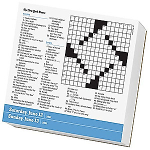 The New York Times Daily Crosswords Page-A-Day Calendar for 2021