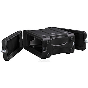 Gator Cases Pro Series Rotationally Molded 4U Rack Case with Standard 19" Depth; Made in USA (G-PRO-4U-19), Black