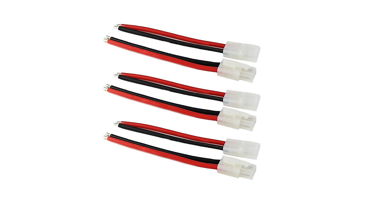 FLY RC Tamiya Battery Connectors for RC Cars - 3 Pairs