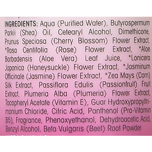 GIOVANNI 2chic Ultra-Luxurious Leave-In Conditioning & Styling Elixir - Smoothing Hair Cream for Curly & Wavy Hair, Enriched with Aloe Vera, Paraben Free, Color Safe - Cherry Blossom & Rose Petal, 4oz