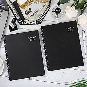 2023 Planner - Jan 2023 - Dec 2023, 8" x 10" (with Twin-Wire Binding), Planner 2023 with Weekly & Monthly Spreads, Strong Twin-Wire Binding, Round Corner, Improving Your Time Management Skill