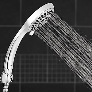 Water Pik Chrome Five settings Showerhead With Slide Bar 2.5 gpm