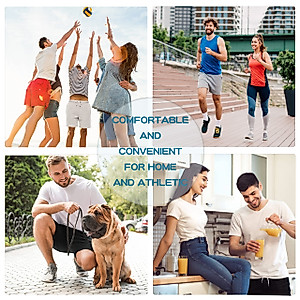 HEALONG Mens Athletic Shorts Cotton: Gym Workout Running Exercise Training - 7" Elastic Waist Drawstring Fashion Casual Sports for Men with Zipper Pockets White