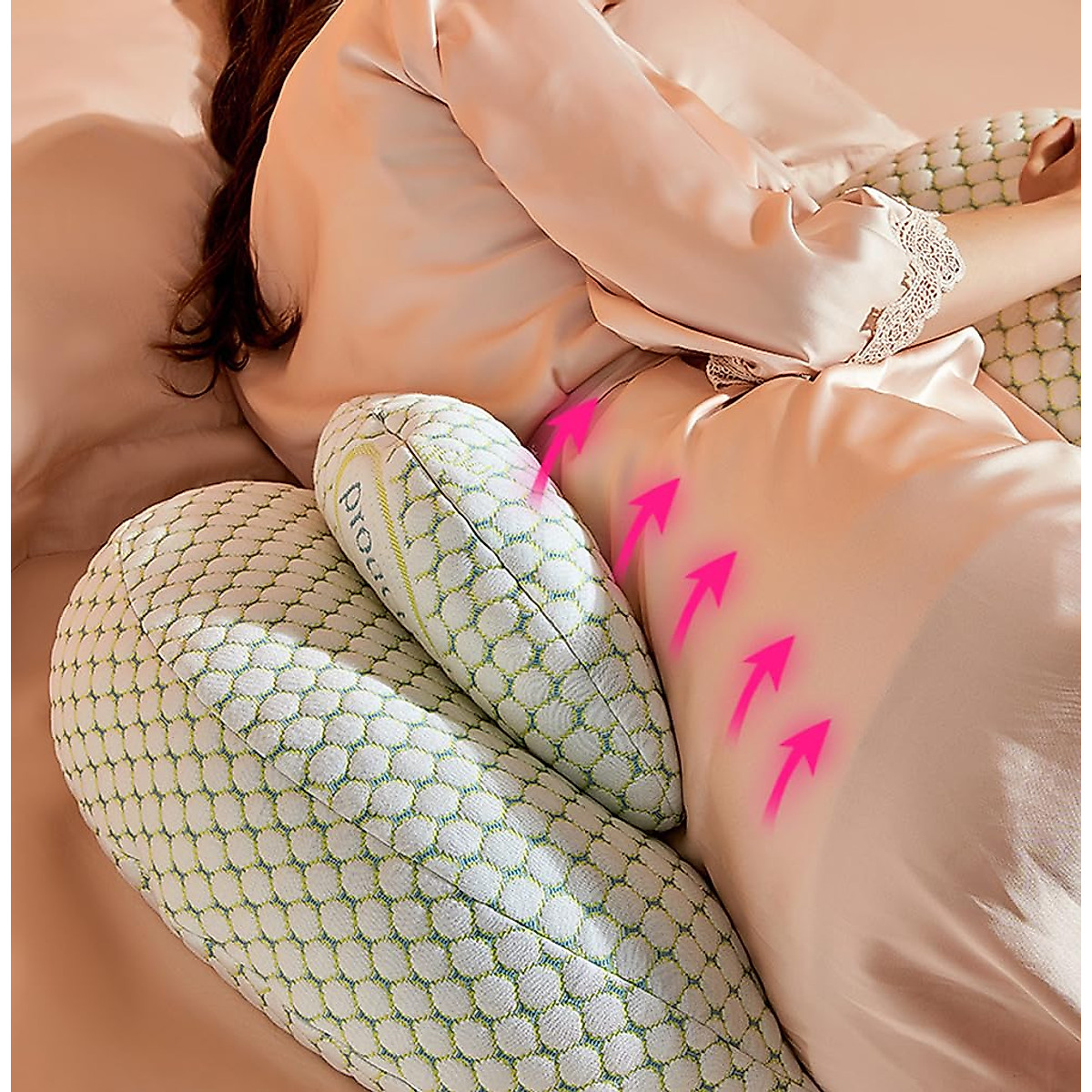 Echueuey Pregnancy Pillows,Pregnancy Pillows for Sleeping –Maternity Pillow, Side Sleeper Pregnancy Pillow,Pregnancy Wedge Pillows Green