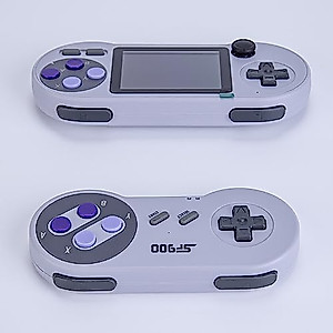 Data Frog SF2000 Handheld Arcade Game Console for Kids Adults, 3-inch IPS Screen Retro Video Gaming Console, Dual-core CPU Dual-Player Mode Video Game Console