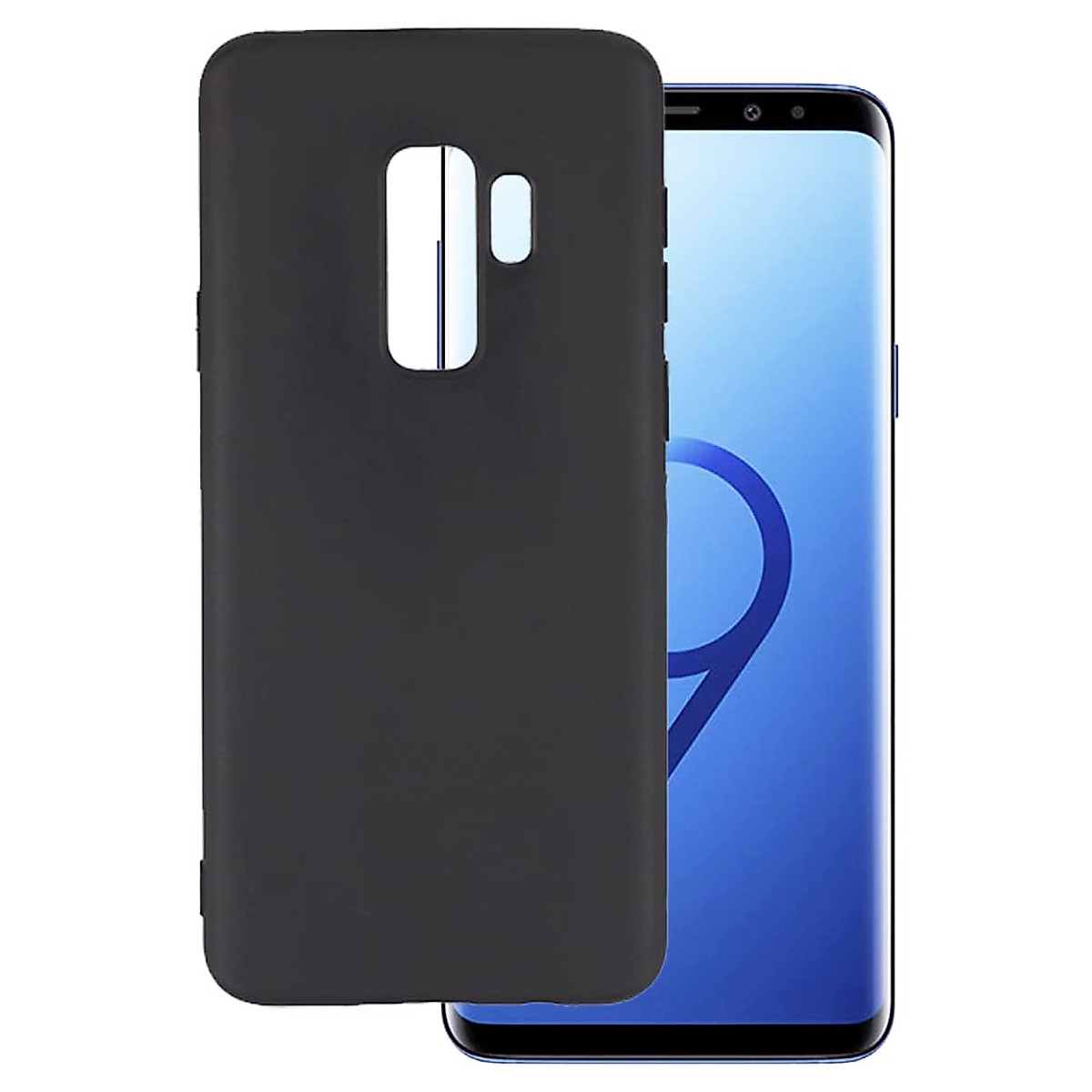 Shantime Samsung Galaxy S9 Plus Case + Universal Mobile Phone Lanyards, Neck/Crossbody Soft Strap Silicone TPU Cover Bumper Shell for Samsung Galaxy S9 Plus (6.2”)