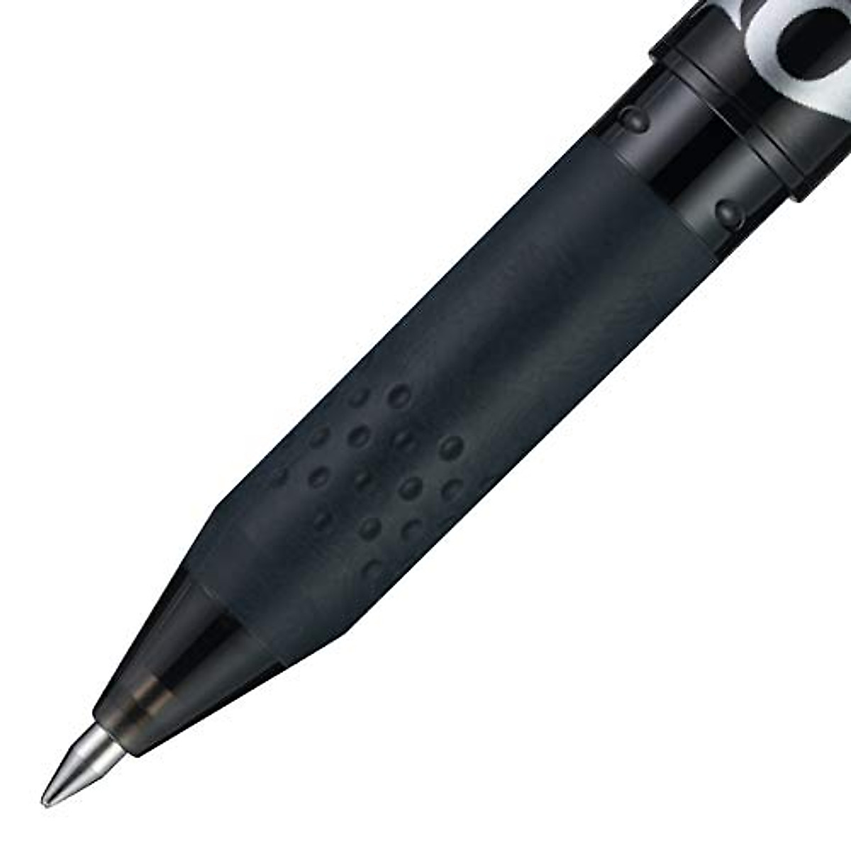 Pilot, FriXion Ball Erasable & Refillable Gel Ink Pens, Fine Point 0.7 mm, Pack of 6, Black