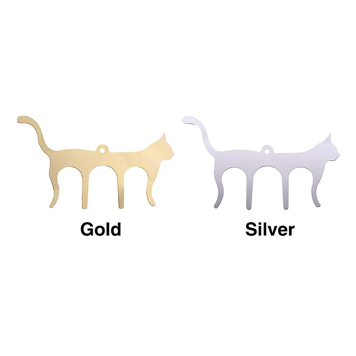 CALIDAKA Metal Music Book Clips Sheet Music Page Holder Clips for Sheet Music Stands, Cute Cat Shaped Metal Music Bookmark for Piano, Book, Keyboard Reading, Gold Color