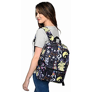 Disney Nightmare Before Christmas 16" Laptop Backpack Cargo Jack Skellington AOP