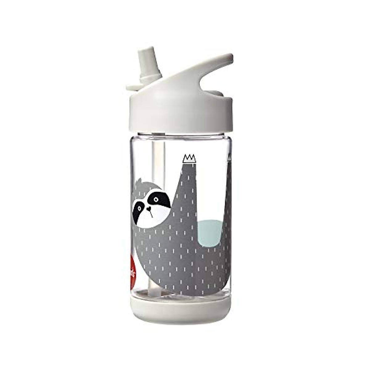 3 Sprouts Water Bottle – Kids Small 12oz. Plastic Spout Water Bottle - Sloth