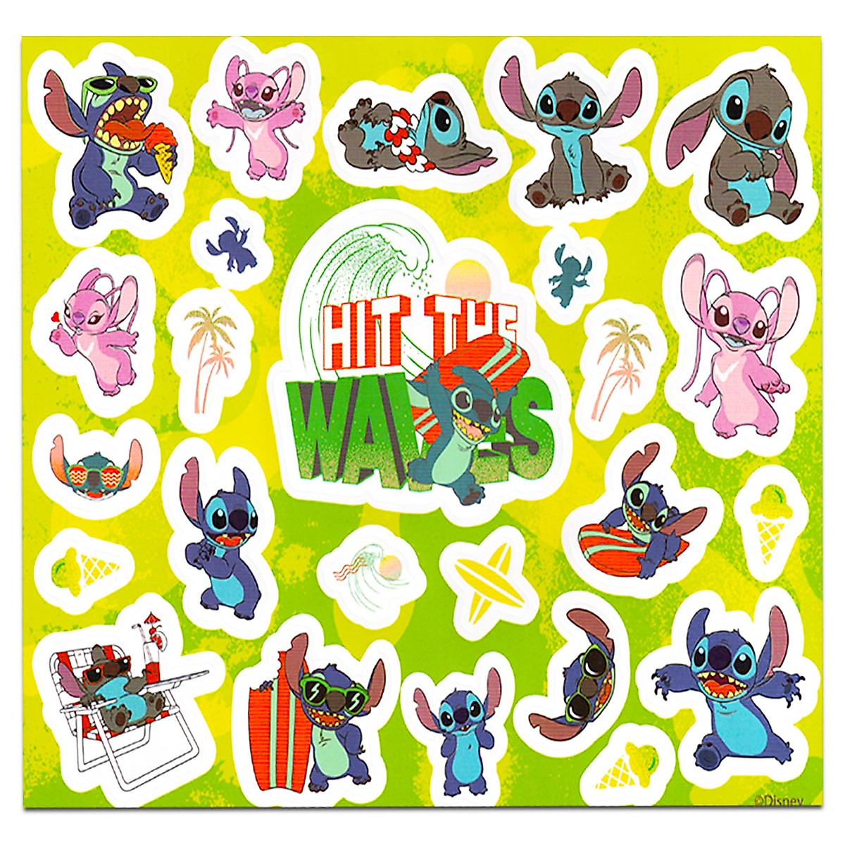 Fast Forward Lilo and Stitch Mini Backpack Set - Bundle with 11'' Stitch Backpack for Girls, Stampers, Stickers, More | Stitch Backpack Mini