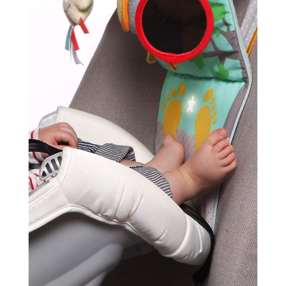 Taf Toys Play & Kick Car Seat Toy | Baby’s Activity & Entertaining Center. Keep Baby Calm While Driving. Important - Suitable ONLY for Cars with Adjustable HEADREST with Metal Poles