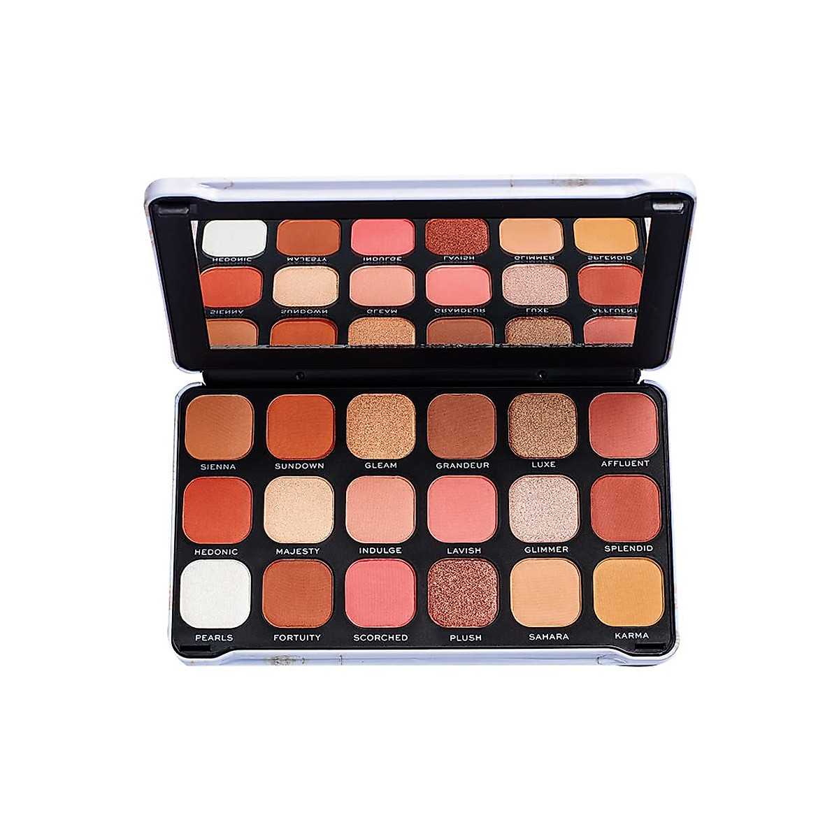 Makeup Revolution Forever Flawless Decadent, Eyeshadow Palette, Create Long-Lasting Eye Makeup Looks, Vegan & Cruelty-Free, 20g