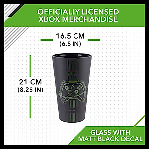 Paladone XBOX Drinking Glass - Officially Licensed Gaming Merchandise,415 milliliters