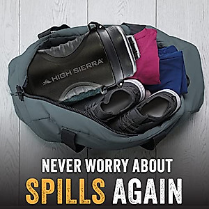 HIGH SIERRA, [BPA FREE] 64 OZ Insulated Water Jug, [Silicone Spout – NO MORE TEETH BUMPS] Built-in Fence Anchor, Keeps Iced Water Cold for Hours, EXTRA LARGE Sports Bottle, Black