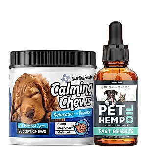 Charlie & Buddy Hеmp Оil for Dogs Cats, Calming Chews for Dogs, Dog Anxiety Relief