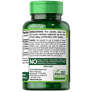 Nature's Truth Flush Free Niacin | 500mg | 100 Capsules | Non-GMO & Gluten Free Supplement