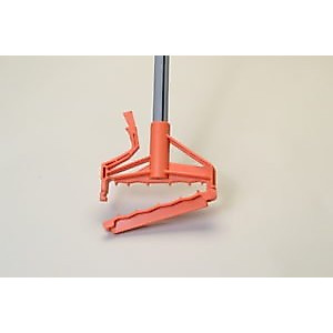 Wet Mop Holder with Plastic Handle (Box of 6) 100% Made in USA