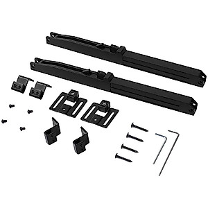 2PCS Barn Door Soft Close Mechanism Spring Buffer Damper Upgraded Hole-Free Version Sliding Barn Door Hardware for Door Weight 70-160 Pounds Adjustable Door Stoppers, Actuator Spacers Included