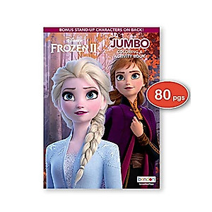 Disney Frozen and Frozen 2 Coloring and Stickers Activity Books Set