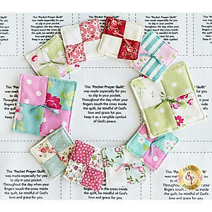 Shabby Fabrics Pocket Prayer Quilt Panel (White)