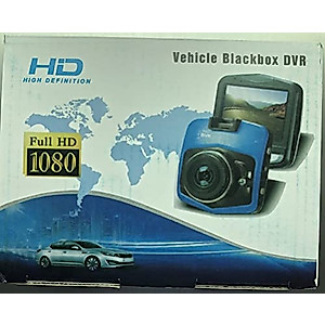 Vehicle blackbox DVR,Dash Camcorder, 1080P Full HD Dash Cam, 2.4 inch Screen, Dual Lens, 5 Meters Cable to Rear Camera,Night Vision, 170° Wide Angle, Loop Recording