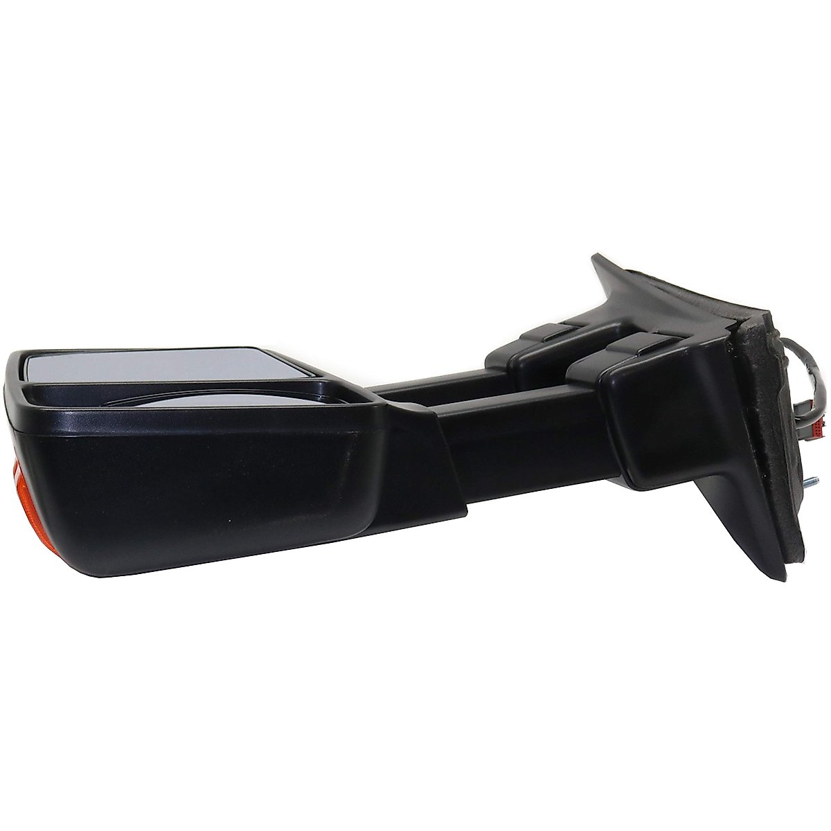 Kool Vue Driver Side Power Heated Towing Mirror for Ford F-250 F-350 Super Duty 2010-2016 Power Fold With Signal Light & Memory; Without Blind Spot Monitor Auto Extend with 2 Caps