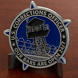 Corrections Officer Challenge Coin Star Shaped