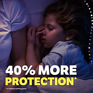 Goodnites Girls' Nighttime Bedwetting Underwear, Size S/M (43-68 lbs), 14 Ct