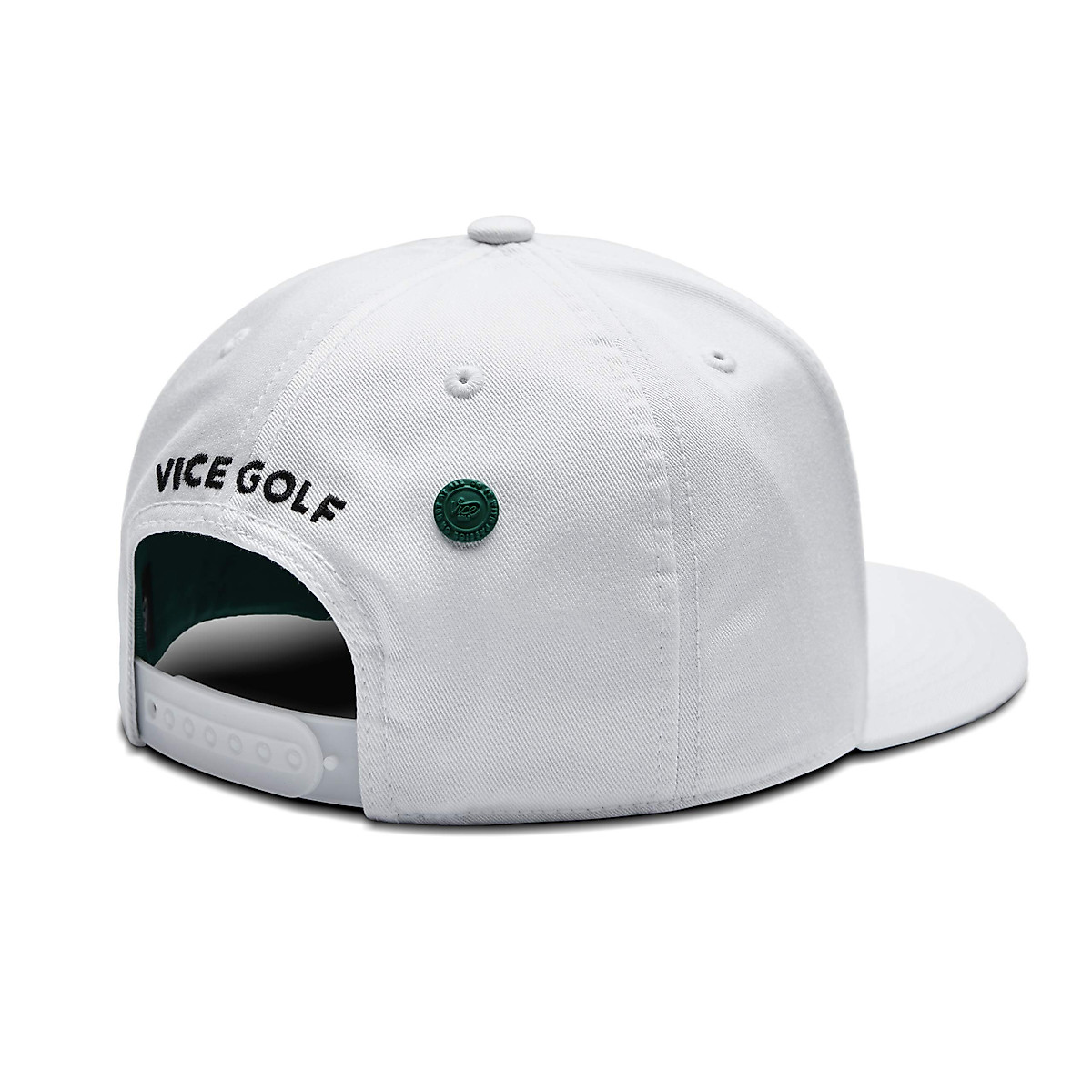 Vice Golf Standard Crew Cap, White, One Size