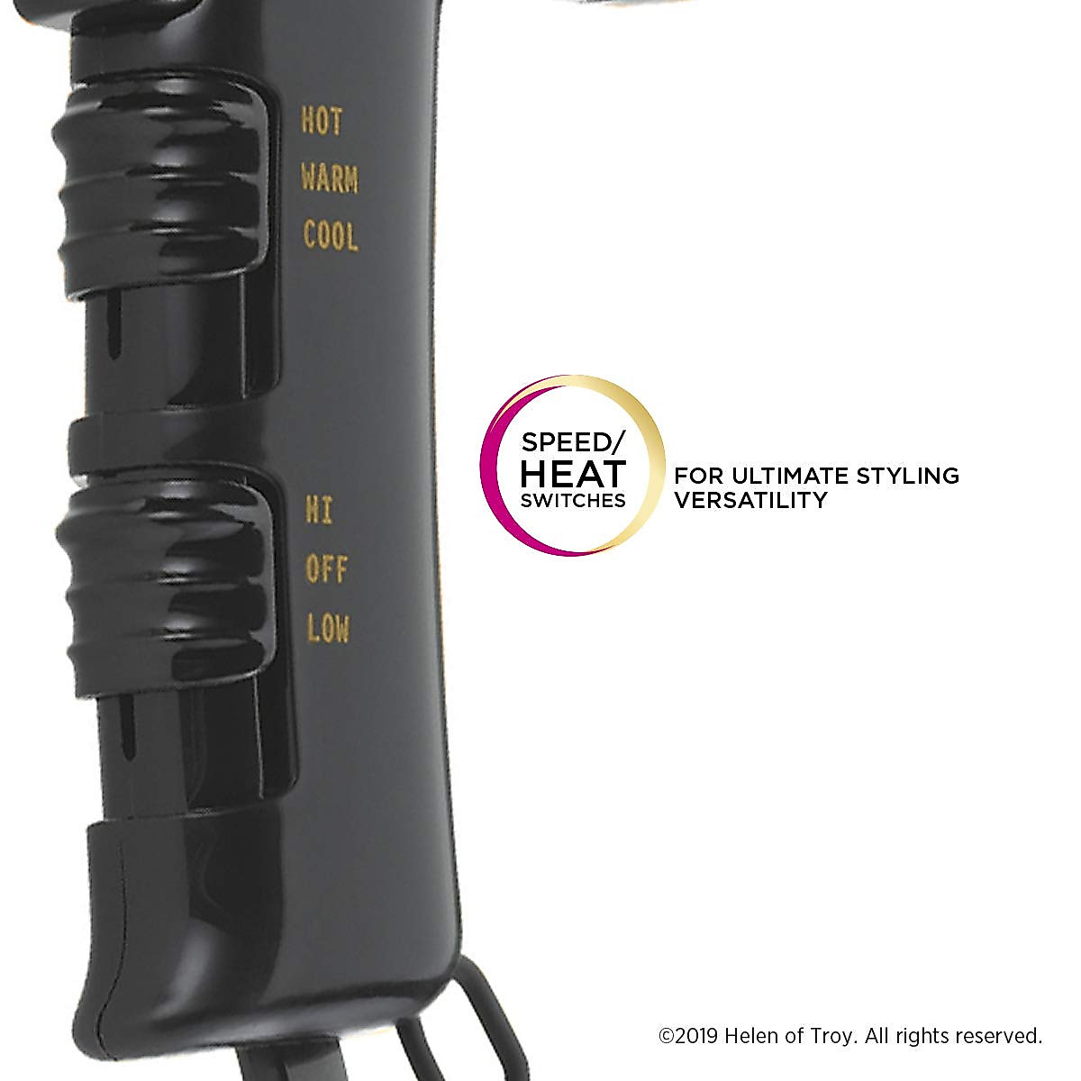 Gold N Hot GH8135 Professional 1875-Watt Dryer with Styling Pik